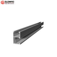 China Aluminum Solar PV Mounting Rail for Roof and Ground 12μm Anodizing 216km/h Wind Load for sale