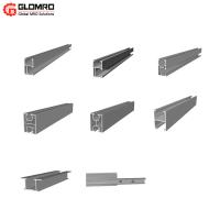 China Aluminum Solar PV Mounting Rail for Roof and Ground 12μm Anodizing 216km/h Wind Load for sale