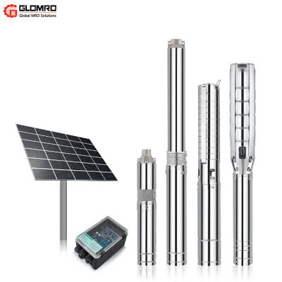 China BAXIT 24V Solar Powered Submersible Pump 80M Head 2.3M3/H for Agricultural Irrigation for sale