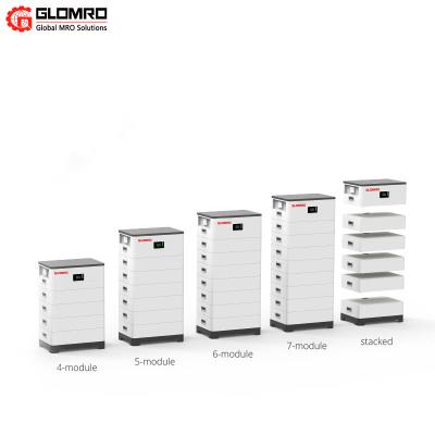 China High Voltage Stacked Lithium Iron Phosphate Battery 5.12-20.48KWh for Home Energy Storage for sale