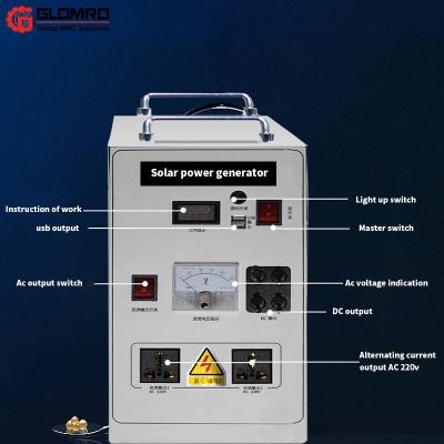 China BAXIT 800W 12V Off Grid Solar Power System All In One 65AH Battery for Home Air Conditioning for sale