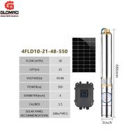 China Solar Agricultural Water Pumping System DC96 4 Inch 1500w OEM 304 Stainless Steel for sale