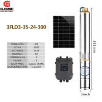 China Solar Agricultural Water Pumping System DC96 4 Inch 1500w OEM 304 Stainless Steel for sale