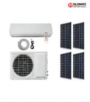 China Hybrid AC DC Solar Air Conditioner 1HP 9000Btu On Grid Wall Split Energy Saving for sale