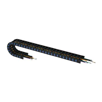 China Detianhai Nylon Cable Drag Chain 32mm Inner Height with 63-300mm Bending Radius for Industrial Applications for sale