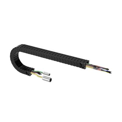China Nylon Cable Drag Chain 32mm Height with 63-300mm Bending Radius for Industrial Cable Management for sale