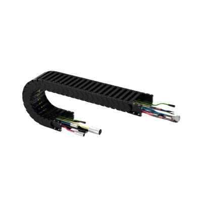 China 7mm-80mm Nylon Electrical Drag Chain with 32mm Inner Height and Multiple Bending Radius Options for Industrial Cable Protection for sale