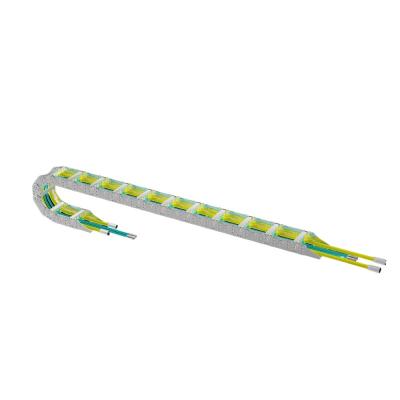 China Stainless Steel Drag Chain for CNC Machines - Metal Cable Protection Carrier with Modular Design for sale