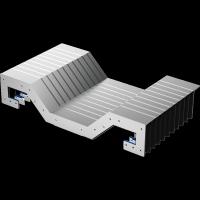 China Professional Telescopic CNC Machine Protective Cover | Steel & Aluminum Construction | Custom Sizes 50-3000mm for sale