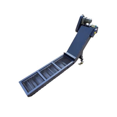 China Low Noise Compound Chip Conveyor with Coolant Cleaning for CNC Machines | Horizontal Belt Chain System | TONEX Brand for sale