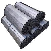 China 50.8mm Pitch Metal Chip Conveyor Chain with Hinged Belting for Industrial Lathe Applications for sale