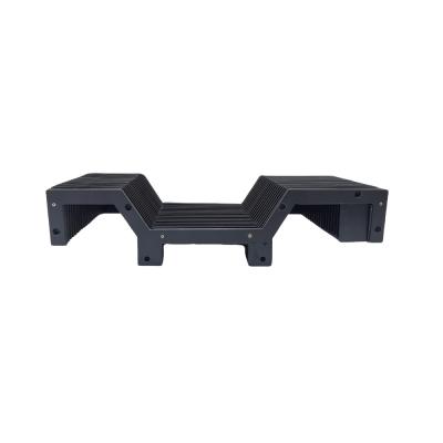 China ISO9000 CE Certified Plastic Accordion Bellows Covers 10-500mm Range for Industrial Machinery Protection for sale