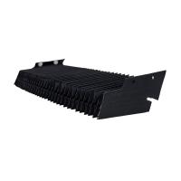China Steel Plate Machine Protective Shield Steel Bellow Cover Telescopic Cover 100-500mm Lmax for sale