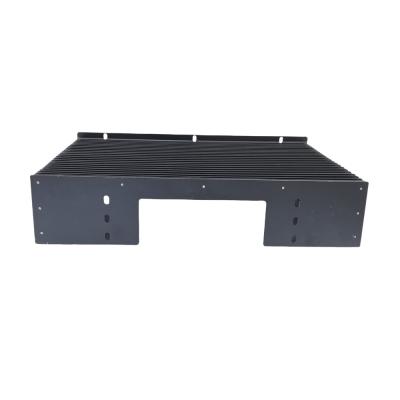 China CNC Machine Protective Telescopic Steel Covers - 500mm Maximum Length with 10:1 Compression Ratio for Horizontal Machining Centers for sale
