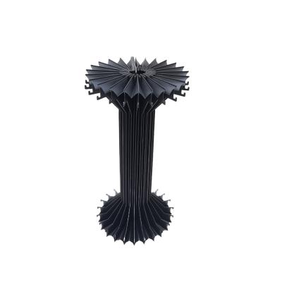 China Telescopic Accordion Cover Flexible Flat Bellow 500mm Maximum Length with 10-55mm Height Options for Industrial Machinery for sale