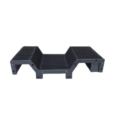 China Custom Stainless Steel Armored Bellows Cover Telescopic Way Covers 100-500mm Range for sale