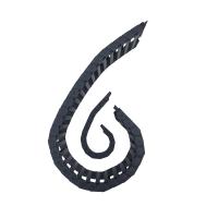 China ZQ3275 Steel Cable Drag Chain 75mm Inner Width 32mm Height Hollow Pin for Conveyor for sale