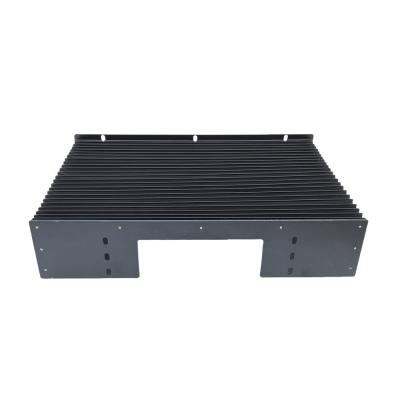 China Custom Plastic Telescopic Bellow Cover for CNC Machines - 500mm Maximum Length with Noise Reduction and Durability for sale