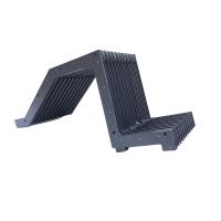 China Nylon Dust Cover Telescopic CNC Machine Protection Bellows 500mm Maximum Extension for sale