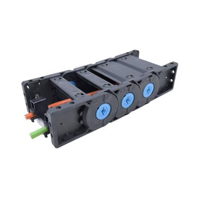China Reinforced Nylon Cable Drag Chain 32mm Height with 63-300mm Bending Radius for CNC Machines for sale