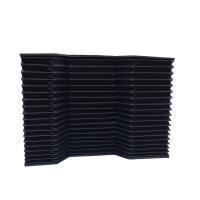China Black Accordion Style Lifting Platform Protective Bellows Covers 10-55mm Range for Industrial Machinery for sale