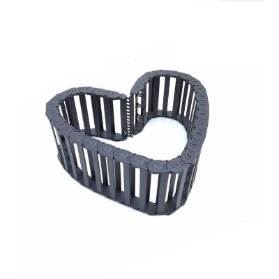China Nylon Plastic CNC Cable Drag Chain 7mm-80mm with 32mm Height and 63-300mm Bending Radius for sale