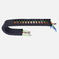 China PA66 Nylon Openable Cable Drag Chain with 35mm Height and 75-300mm Bending Radius for Industrial Automation for sale