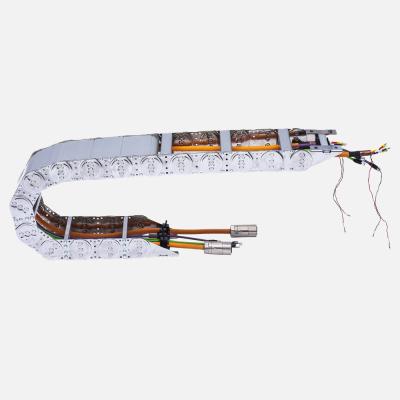 China Steel Flexible Cable Tube Protection Wire Tray Drag Chain with 10-172mm Inner Height and 30-250mm Pitch for Industrial Automation for sale