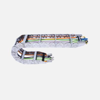 China Steel Cable Drag Chain Carrier 47mm 58mm 68mm Inner Height for CNC Machine Tools and Industrial Automation for sale
