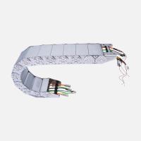 China Steel Cable Drag Chain with 10-172mm Inner Height & 18-250mm Bending Radius for Industrial Automation for sale