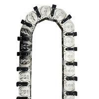 China Steel Cable Drag Chain TL30-TL250 Series with 10-172mm Inner Height for Industrial Machinery Protection for sale