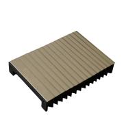 China CNC Linear Guide Rail Dust Bellow Cover - Nylon Cloth Telescopic Protection 10-55mm Height Range for sale