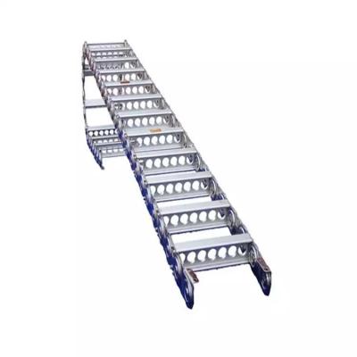 China BNEE Steel Cable Drag Chain 25-220mm Height with 18-250mm Bending Radius for Industrial Machinery for sale