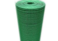 China 0.5mm Light Green Coated Welded Steel Wire Mesh Hole Size 6x6mm For Garden for sale