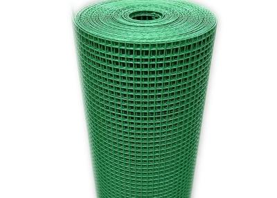 China 0.5mm Light Green Coated Welded Steel Wire Mesh Hole Size 6x6mm For Garden for sale