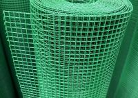 China 0.5mm Light Green Coated Welded Steel Wire Mesh Hole Size 6x6mm For Garden for sale