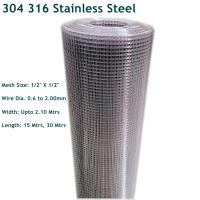 China Stainless Steel 304 316 Grade Welded Wire Mesh 12x12mm Hole Mesh 1/2