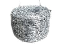 China 14ga Stainless Steel Protection Barbed Wire Fence Electro Galvanized for sale