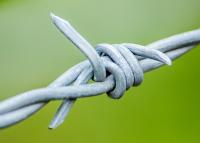 China 14ga Stainless Steel Protection Barbed Wire Fence Electro Galvanized for sale