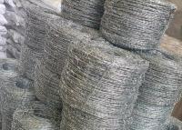 China Guard Against Theft Hot Dipped Galvanized Barbed Wire 2.0 - 3.5mm for sale
