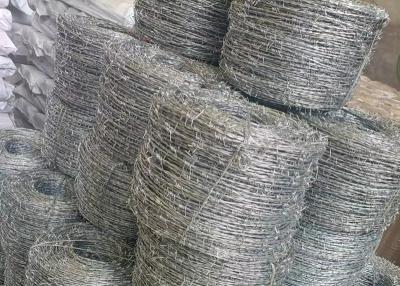 China Guard Against Theft Hot Dipped Galvanized Barbed Wire 2.0 - 3.5mm for sale
