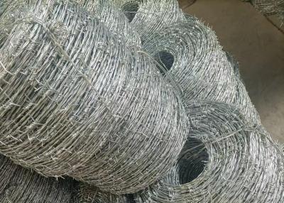 China 500 Meters 12.5x12.5 Protection Barbed Wire Waratah Blue for sale