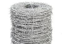 China 500 Meters 12.5x12.5 Protection Barbed Wire Waratah Blue for sale