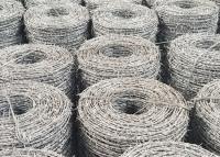 China 500 Meters 12.5x12.5 Protection Barbed Wire Waratah Blue for sale