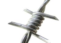 China Reverse Twisted Barbed Wire Fencing 12.5ga. 2 Points for sale