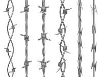 China Prison Roll 12.5 Barbed Fencing Wire Low Carbon Steel for sale