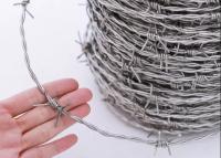 China Prison Roll 12.5 Barbed Fencing Wire Low Carbon Steel for sale