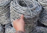 China Prison Roll 12.5 Barbed Fencing Wire Low Carbon Steel for sale
