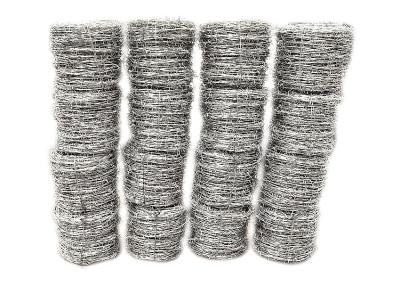 China 500 Meters Barbed Fencing Wire Electro Galvanized for sale