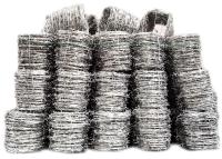 China 500 Meters Barbed Fencing Wire Electro Galvanized for sale
